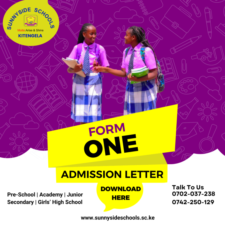 Sunnyside Schools in Kenya – "Arise and shine"